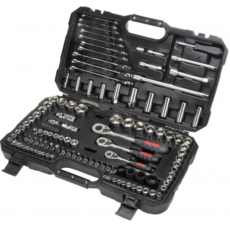 Socket and Wrench Set - 120-Piece SAE/Metric
