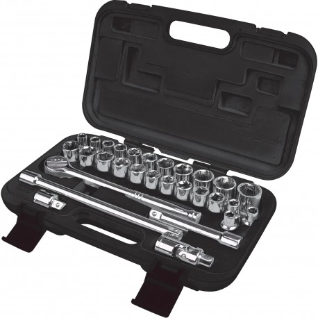 sae socket set - 1/2" drive