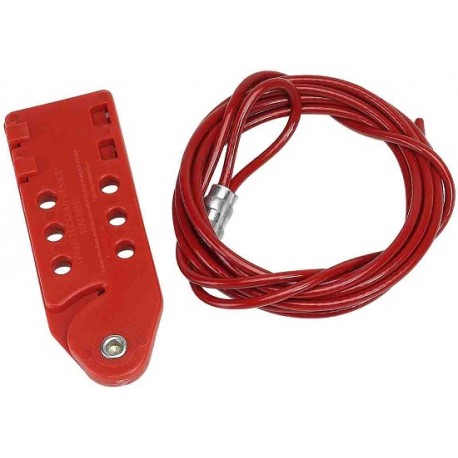 Brady Mini Cable Lockout with Nylon Cable - Canadian Maintenance and Safety