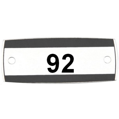 Locker Number Plate: 76 to 100