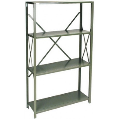 Boltless Shelving Unit: steel, 4 shelf, open - Canadian Maintenance and ...