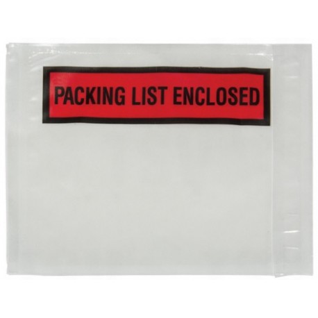 Packing List Envelopes: 4.5” x 5.5”